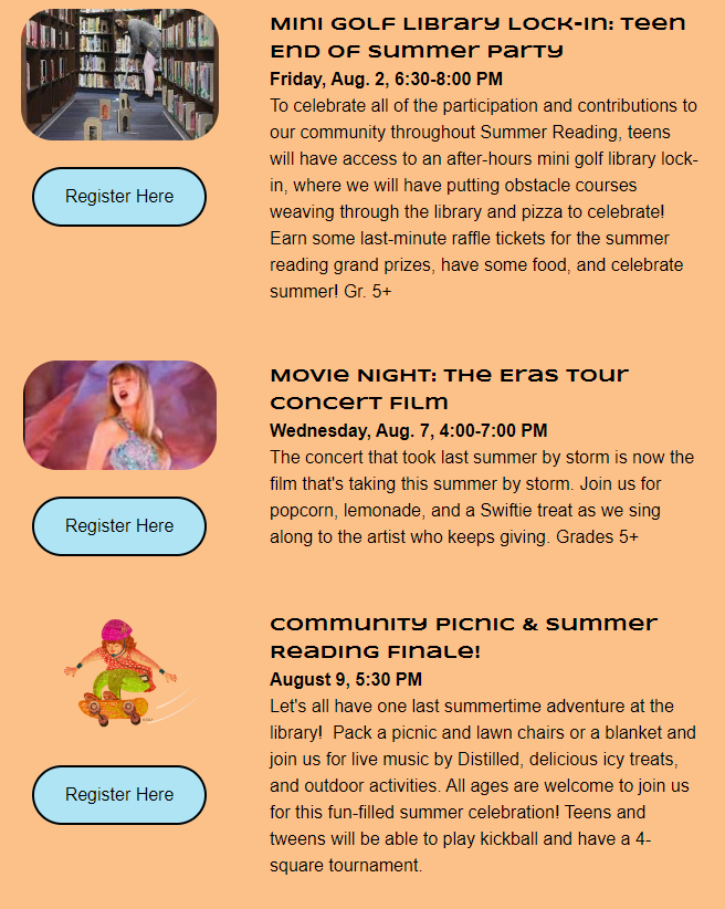 Teen News & Events - Burlington Public Library